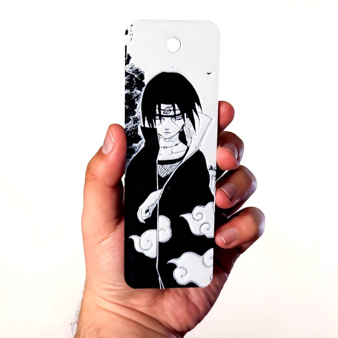 Itachi Akatsuki Naruto Artwork 3D Effect Bookmark 2x6 Size – Anime ...