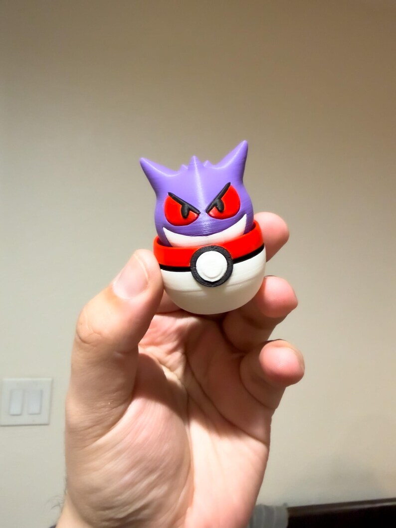 Gengar Poke Clicky Fidget Pocket Monsters Toy Satisfying Calming ...