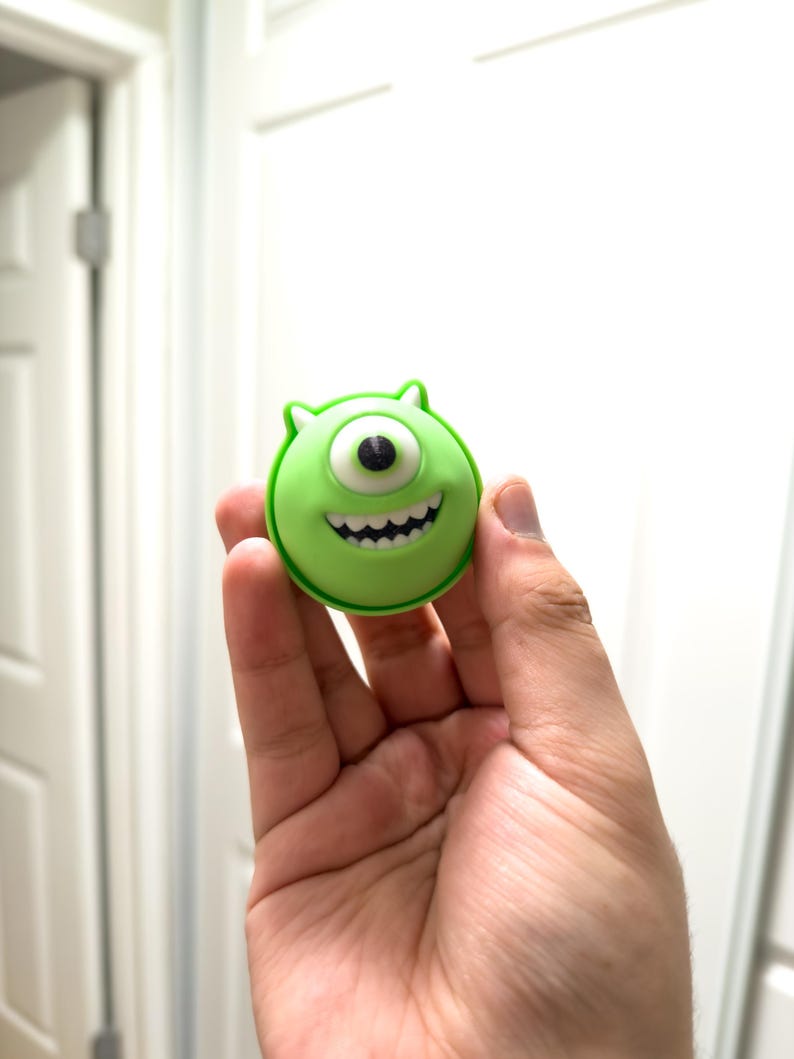 Clicky Fidget Monster Mike Cartoon Movie Toy Satisfying Calming Clicker ...