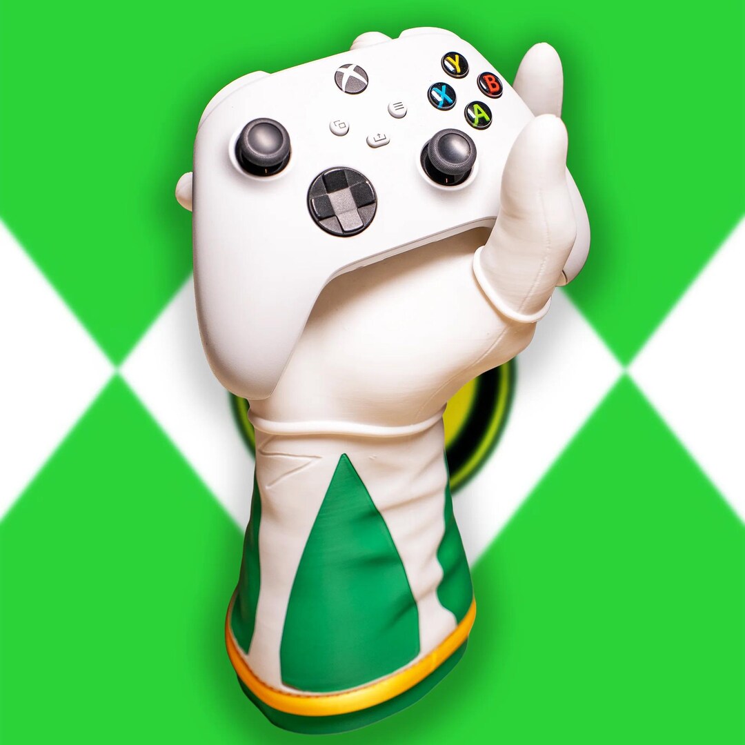 Green Ranger Controller Stand: 3D Printed Gaming Console Holder - Etsy