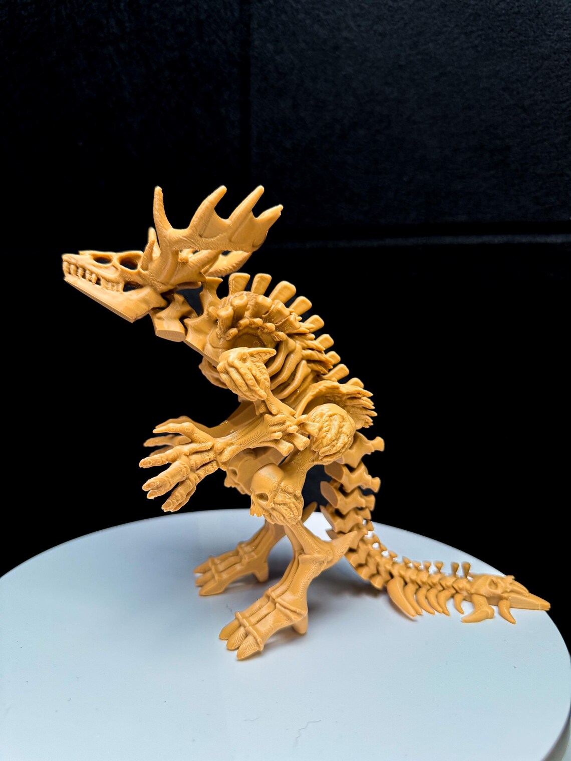 Fully Articulated Skeletonized Wendigo Figure | Posable Moving Handmade ...