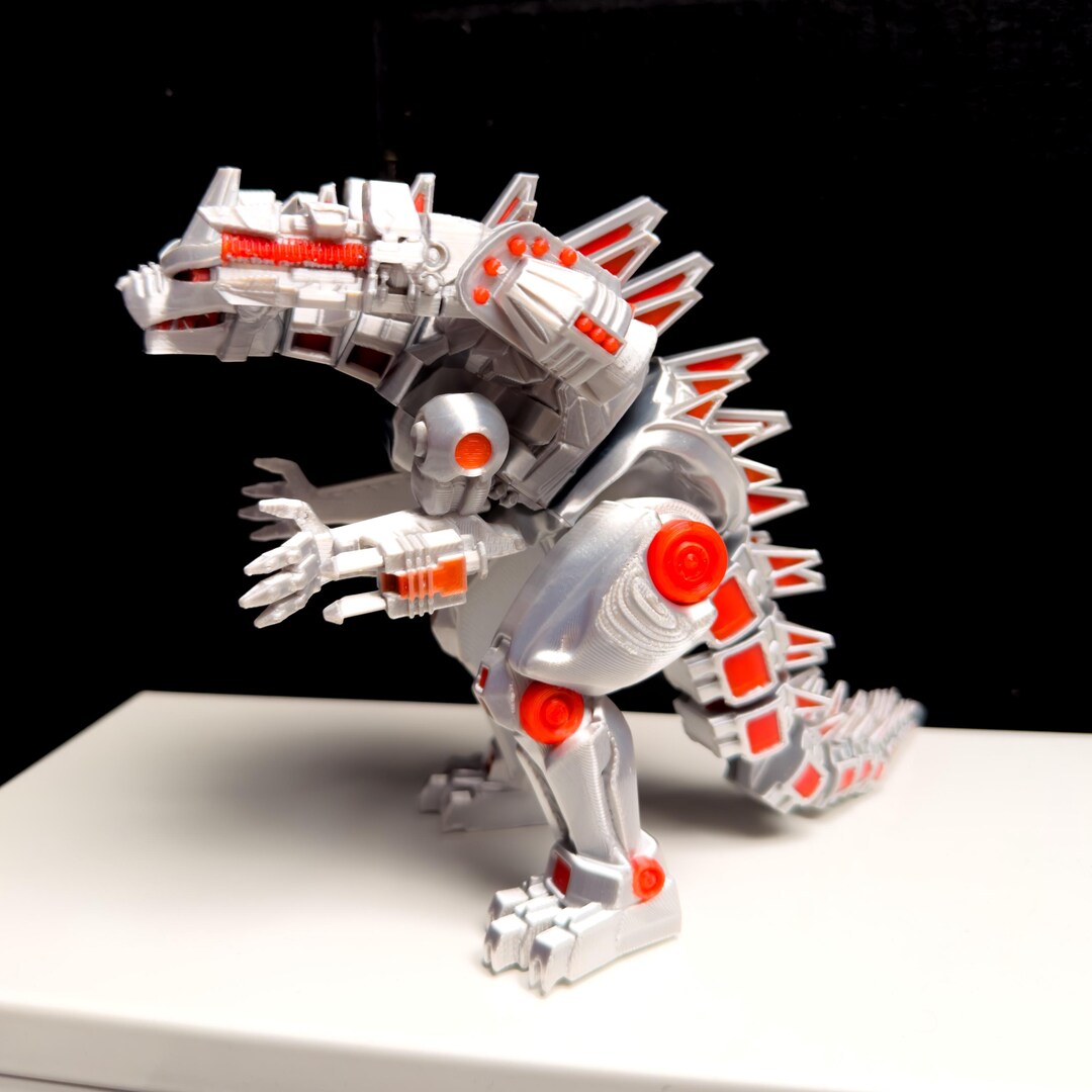 Articulated Armor Weapons Mechagodzilla Figure Kaiju Collectible - Etsy