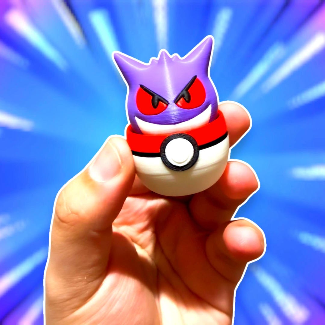 Gengar Poke Clicky Fidget Pocket Monsters Toy Satisfying Calming ...