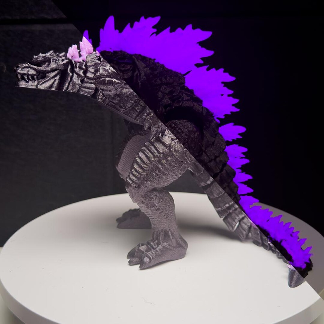 Fully Articulated Godzilla Glow in the Dark Figure Kaiju - Etsy