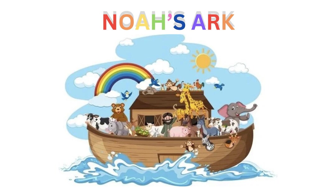 Noah's Ark Sunday School Book - Etsy