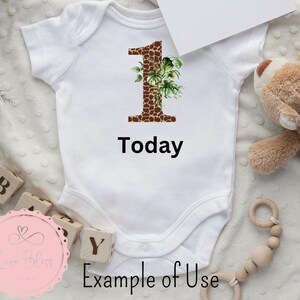 Safari Jungle Animal Print Numbers 0-9 | Giraffe Print Digital Numbers ...
