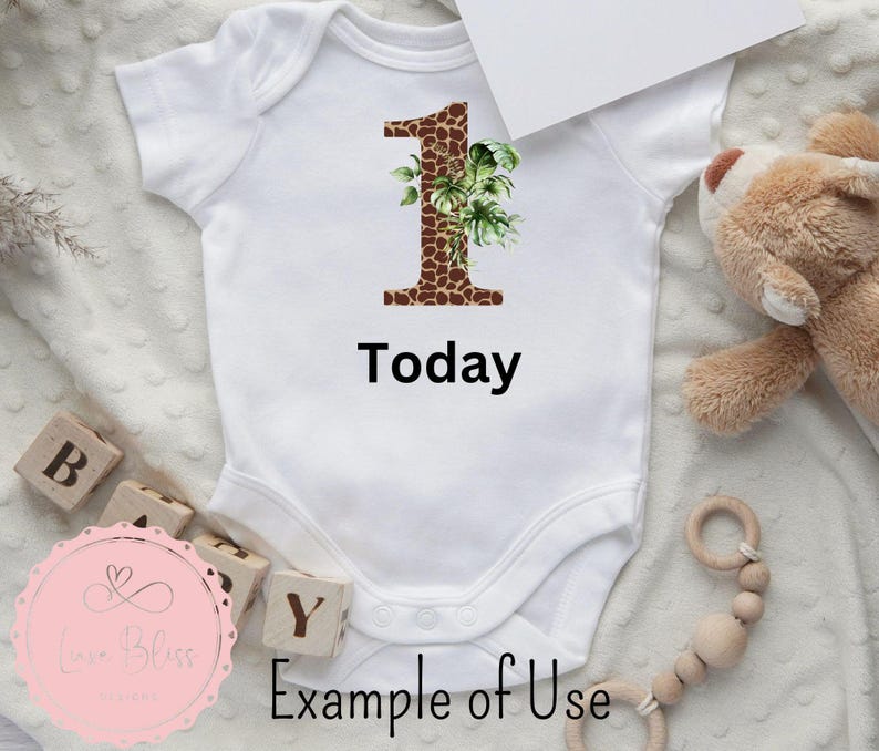 Safari Jungle Animal Print Numbers 0-9 | Giraffe Print Digital Numbers ...