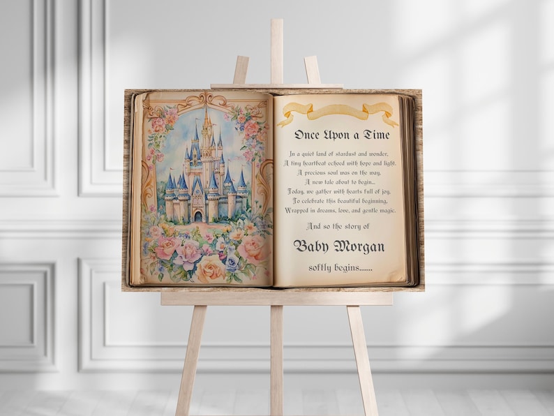 Customized Once Upon A Time Welcome Sign - Magical Entrance Door Décor ...