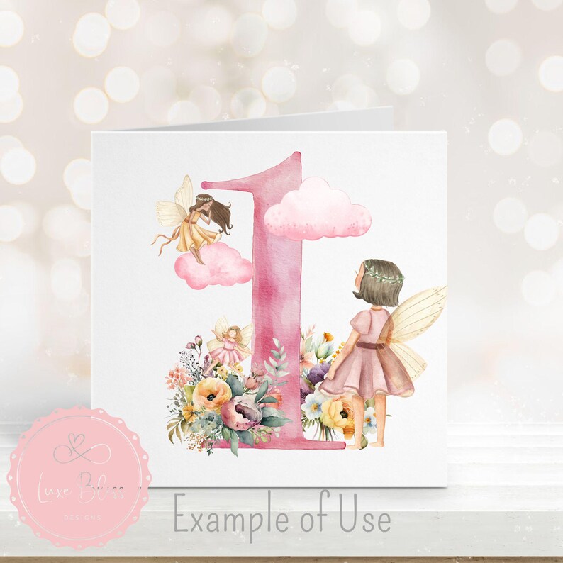 Pink Fairy Garden Number 1 PNG, Fairies Sublimation Design, Fairy ...