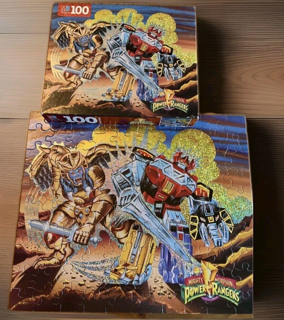 Vintage Mighty Morphin Power Rangers Jigsaw Puzzle // 100 Piece ...
