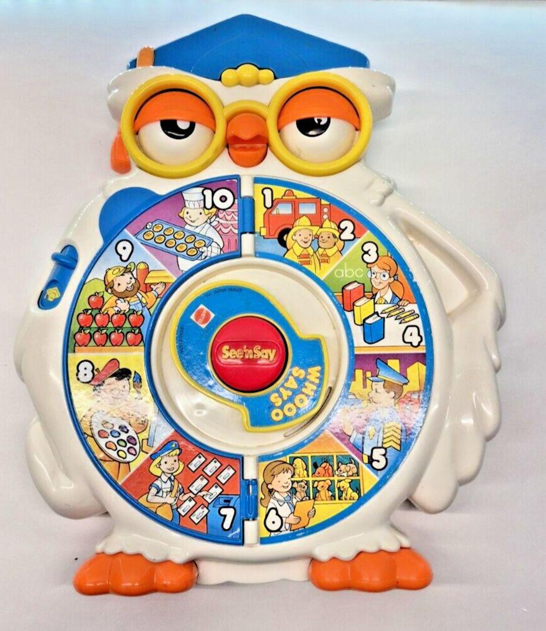 Mattel See 'N Say Whoo Says Wise Owl Vintage 1996 Interactive Learning ...