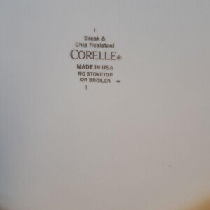Corelle by Corning Delicate Array 7 1/4 Inch Salad/ Dessert Plate USA ...