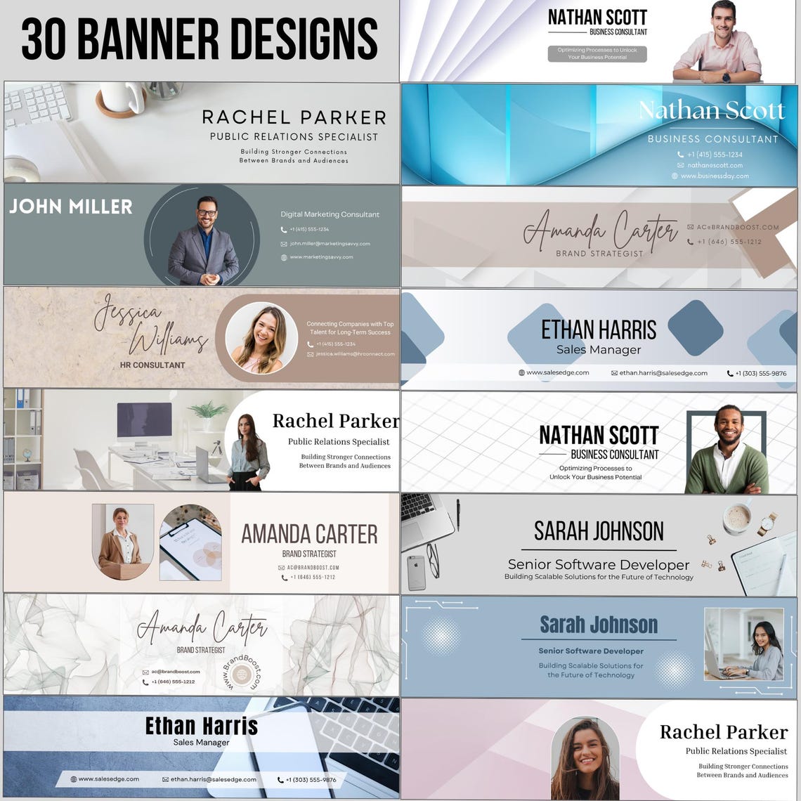 Linkedin Banner Template, Editable in Canva, Career Job Seeker ...