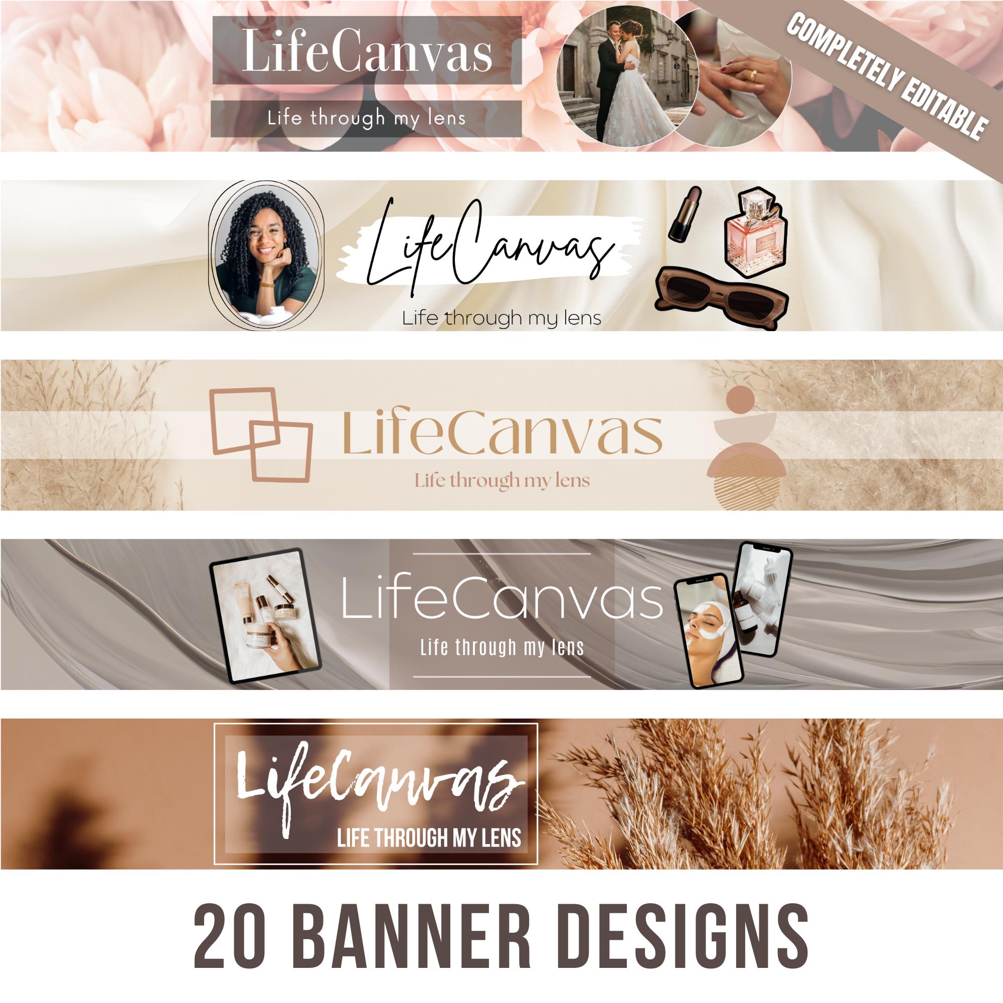 Youtube Banner Templates for Your Youtube Channel, Editable in Canva ...