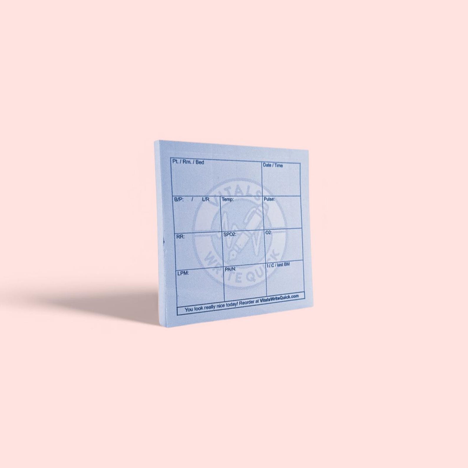 Vital Sticky Note – Compact 3"x3" Recording Pad for Healthcare. - Etsy