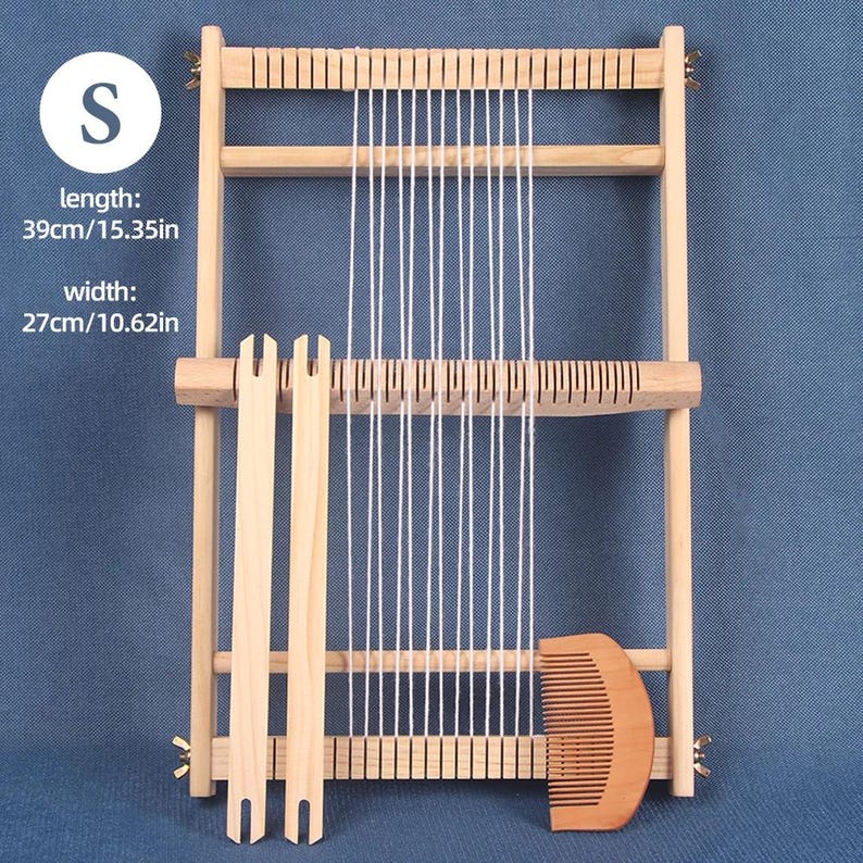Wooden Weaving Loom Kit | Large Lap Loom | Frame Weave | Tapestry Kit ...