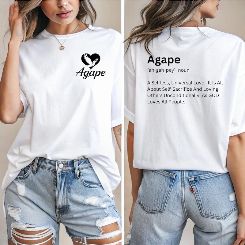 Agape T Shirts - Etsy