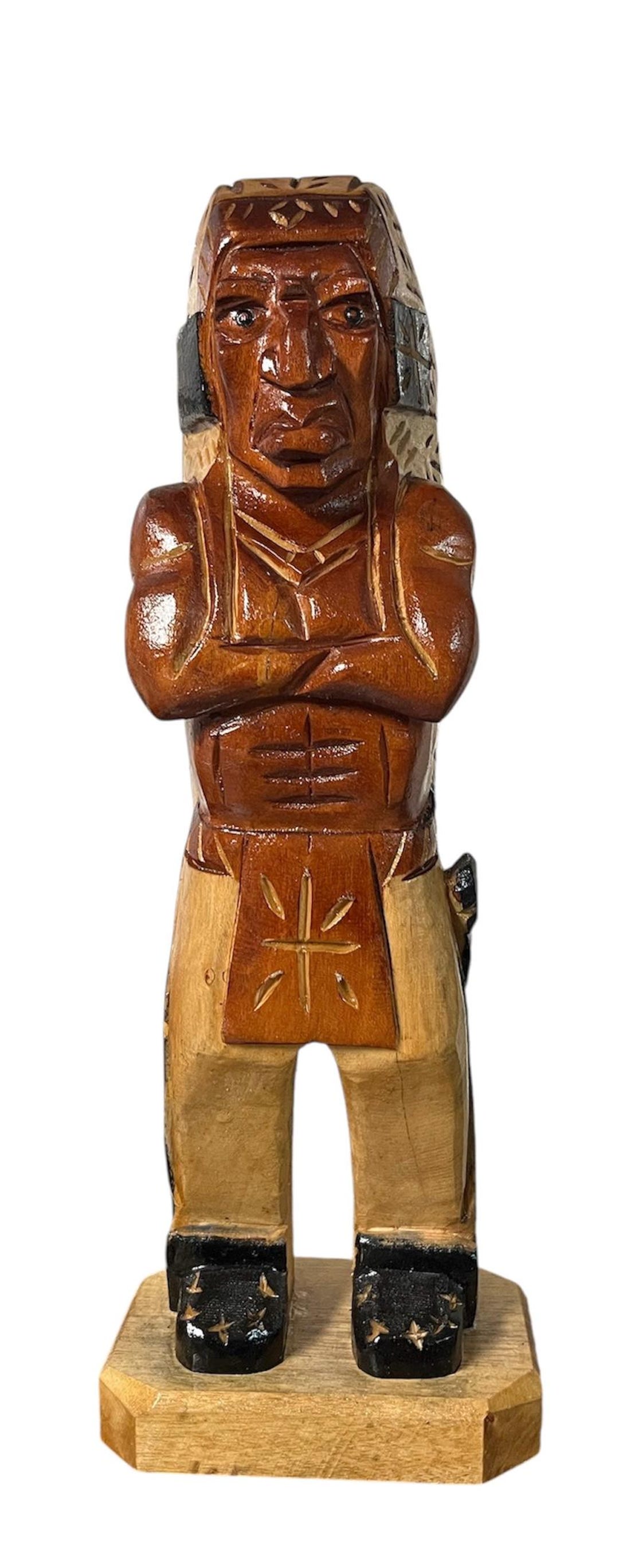 Indian With Crossed Arms. 15". Symbol of Strength, Respect, and ...