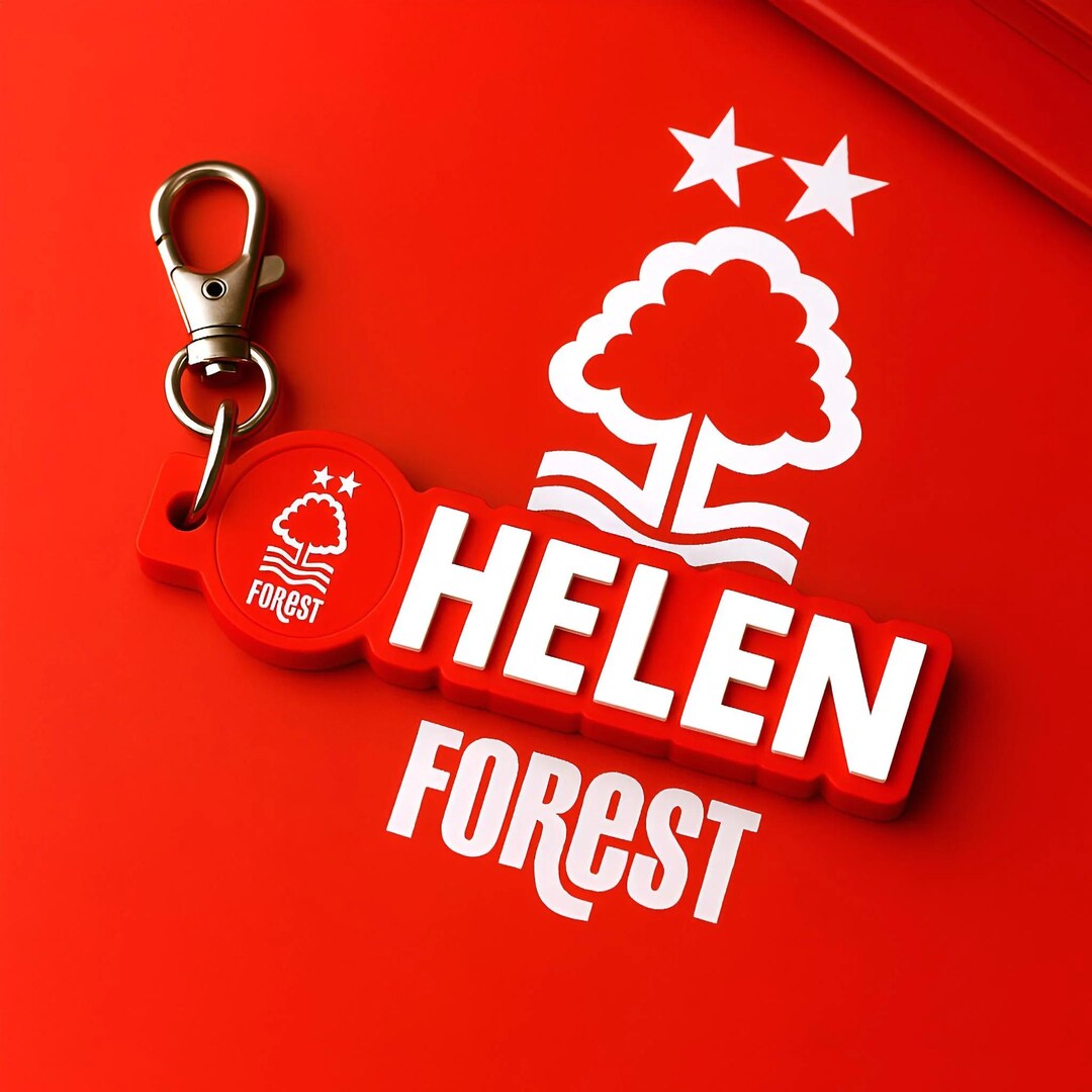 Personalized Nottingham Forest Keychain: Custom Soccer Keyring Gift - Etsy