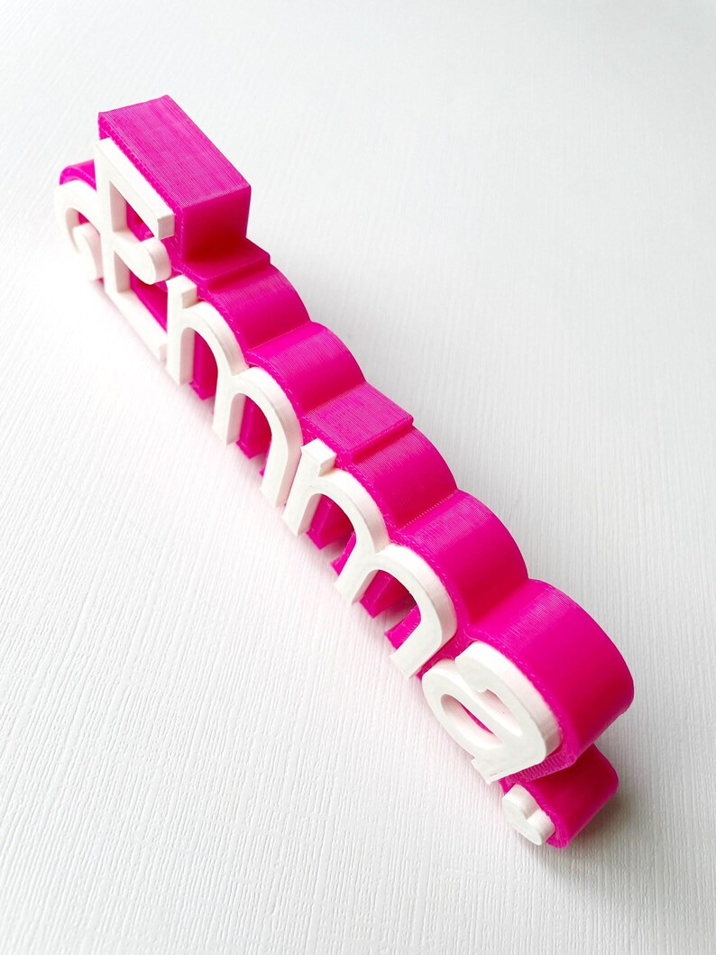 Cute Custom Name Sign Gift for Girls - Personalized Girly Room Door ...