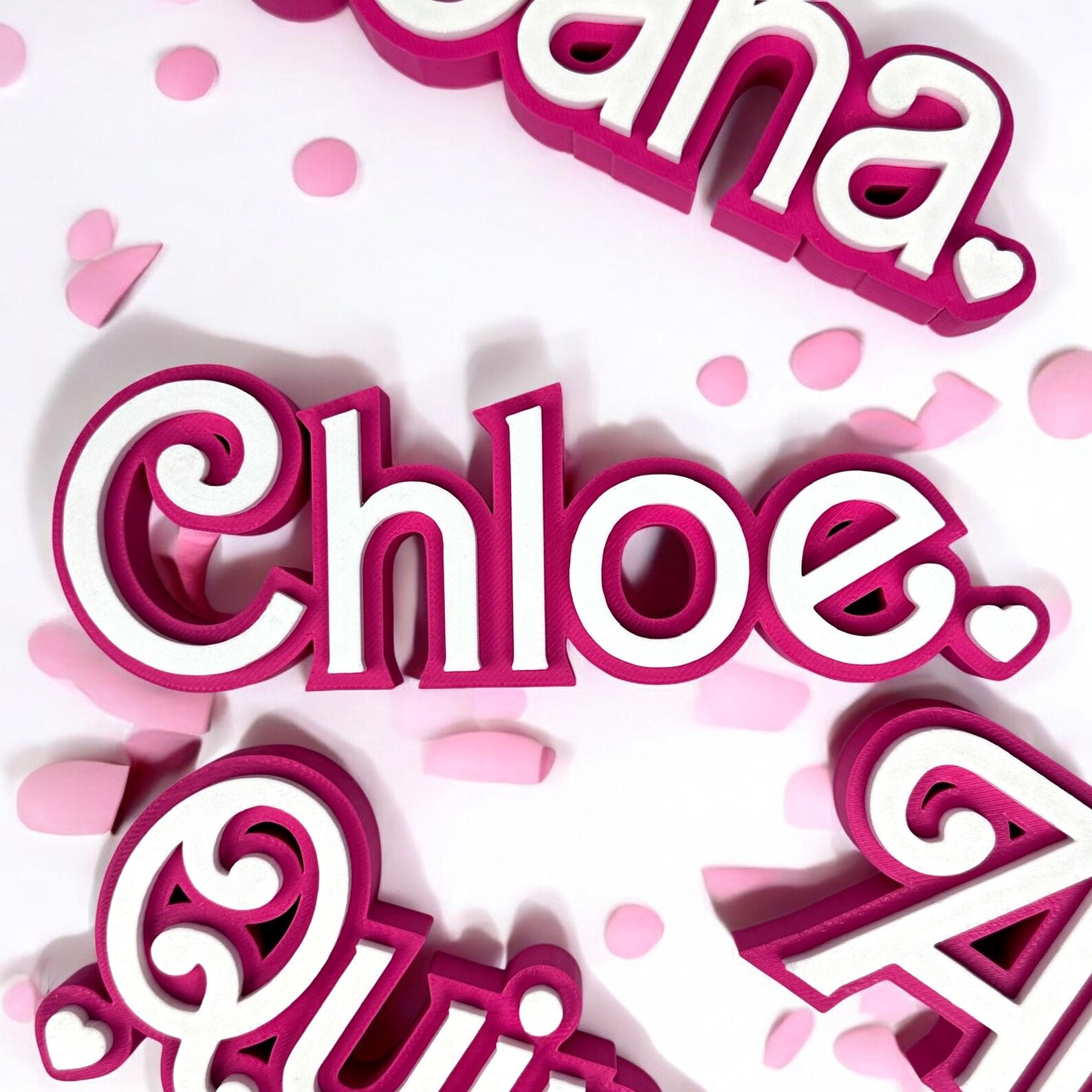 Cute Custom Name Sign Gift for Girls - Personalized Girly Room Door ...