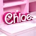 Cute Custom Name Sign Gift for Girls - Personalized Girly Room Door ...