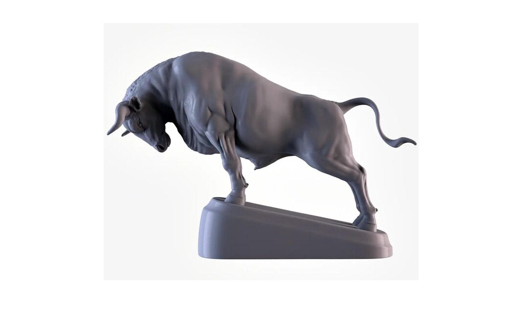 Realistic Bull Statue - Etsy