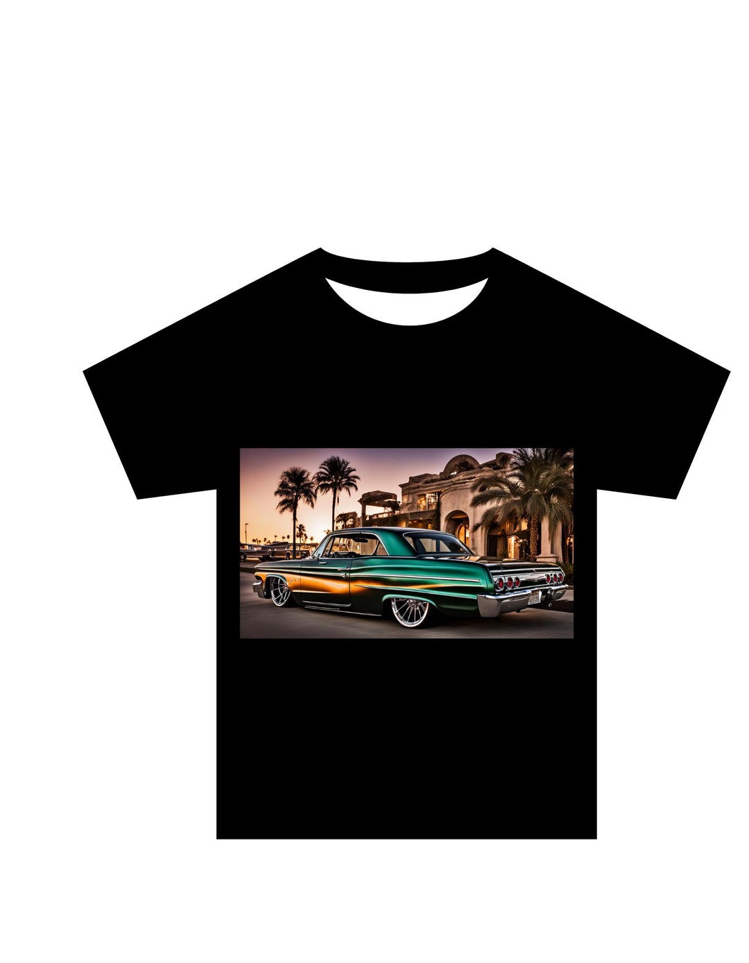 Custom Lowrider Impala Style Cars T-shirt Design Bundle PNG& JPEG Files ...