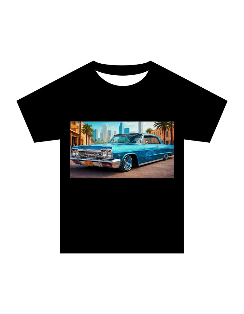 Custom Lowrider Impala Style Cars T-shirt Design Bundle PNG& JPEG Files ...