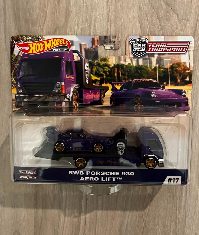 Hot Wheels RWB Porsche 930 Aero Lift Car Culture Team Transport With ...