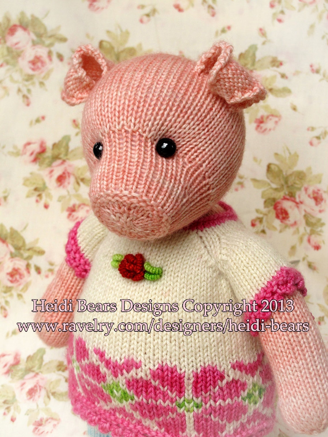 Pigwig the Piglet Knitting Pattern - Etsy Denmark