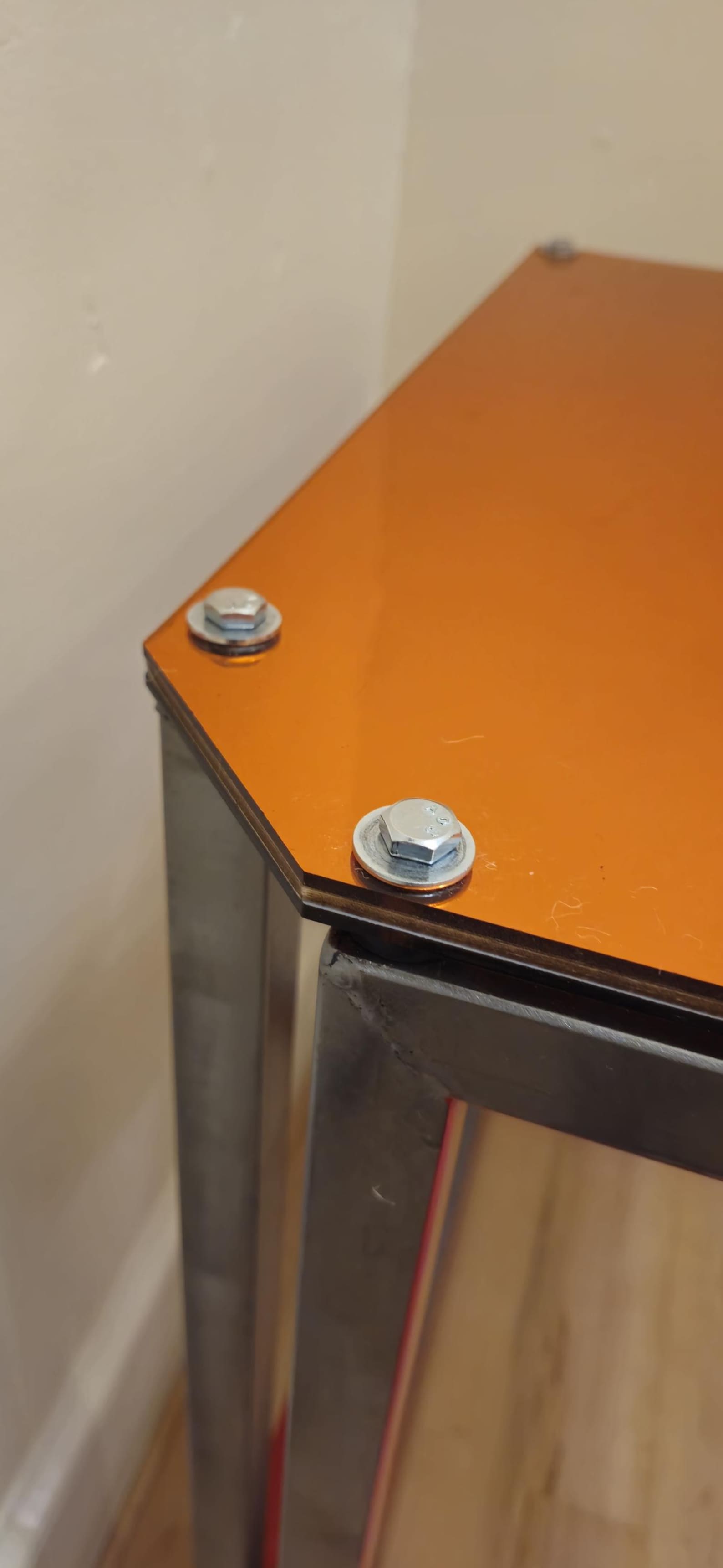 Unique Infinity Coffee Table: TIG Welded Steel, Acrylic & Wood - Etsy