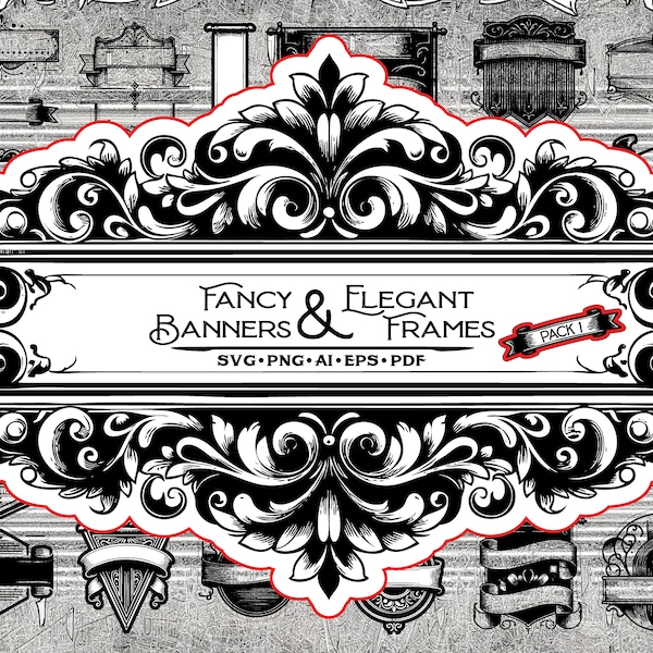 Fancy Digital Frames - Etsy