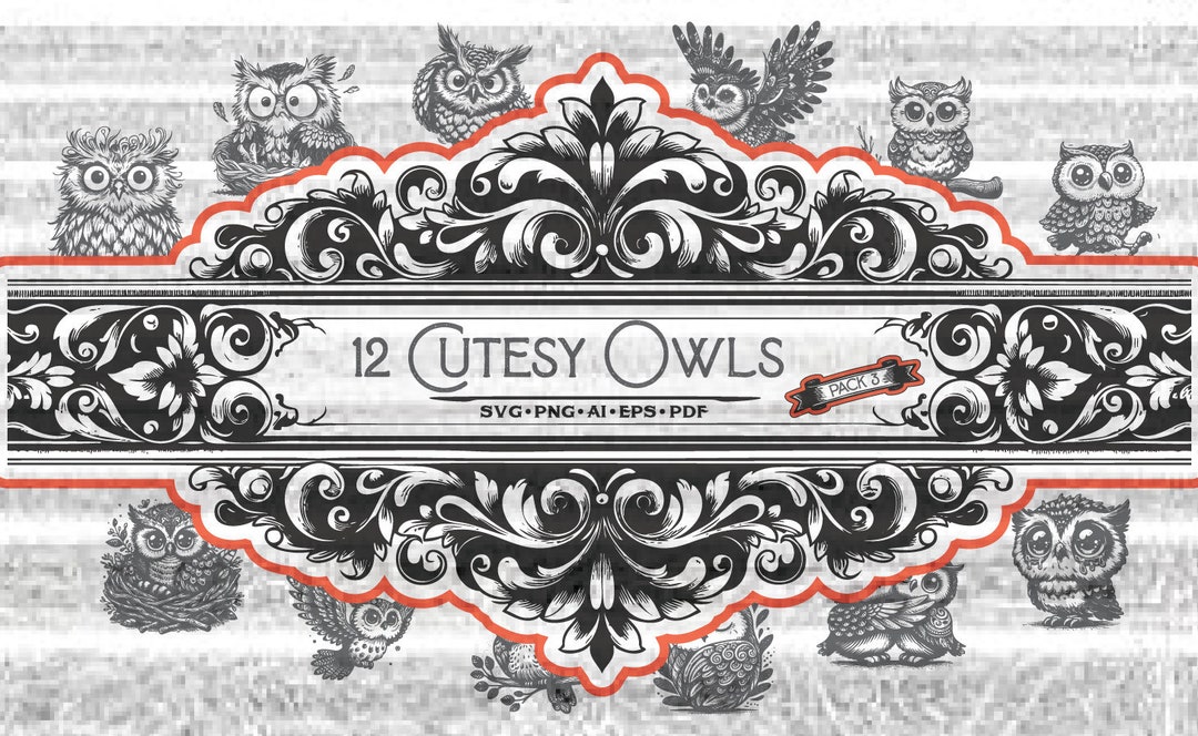 Cutesy Owl, Owl Svg, Animal Svg, Owl Face Svg, Owl Cut File, Owl Vector ...
