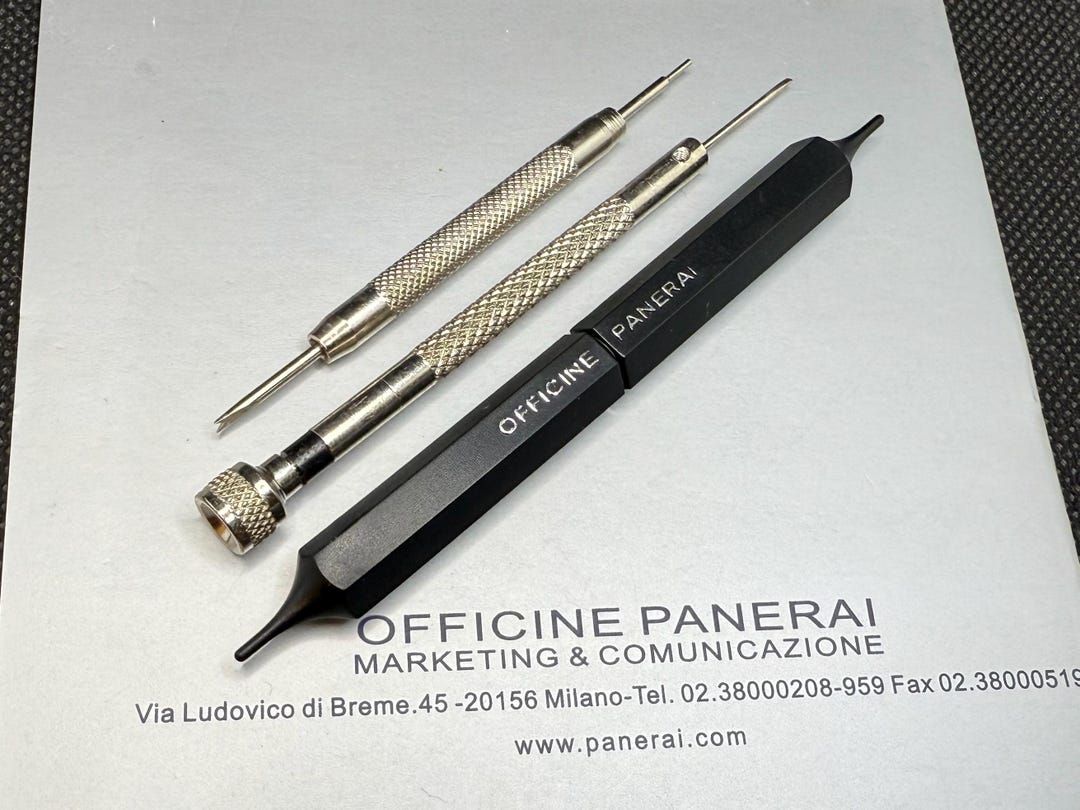 Officine Panerai Black Pin Pusher Plastic Screw Driver and Pin Release ...