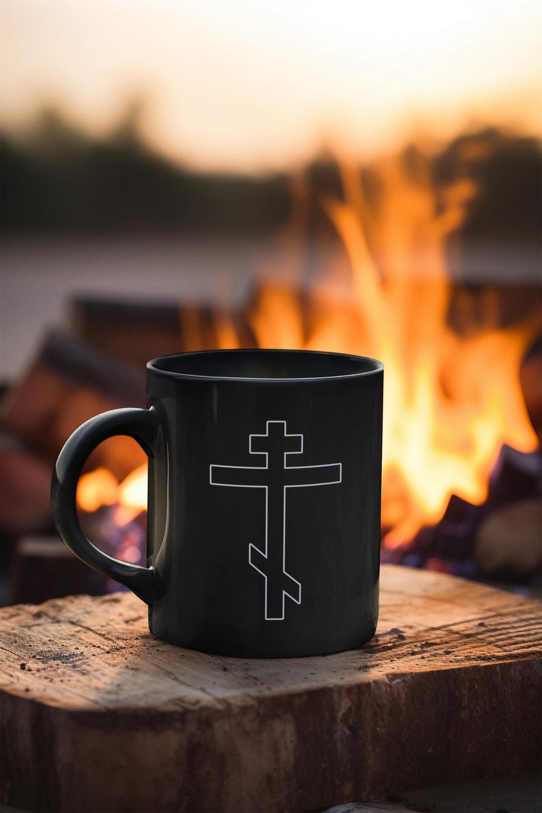 Christian Orthodox Cross Mug, Religious Ceramic Cup, Tea Coffee ...