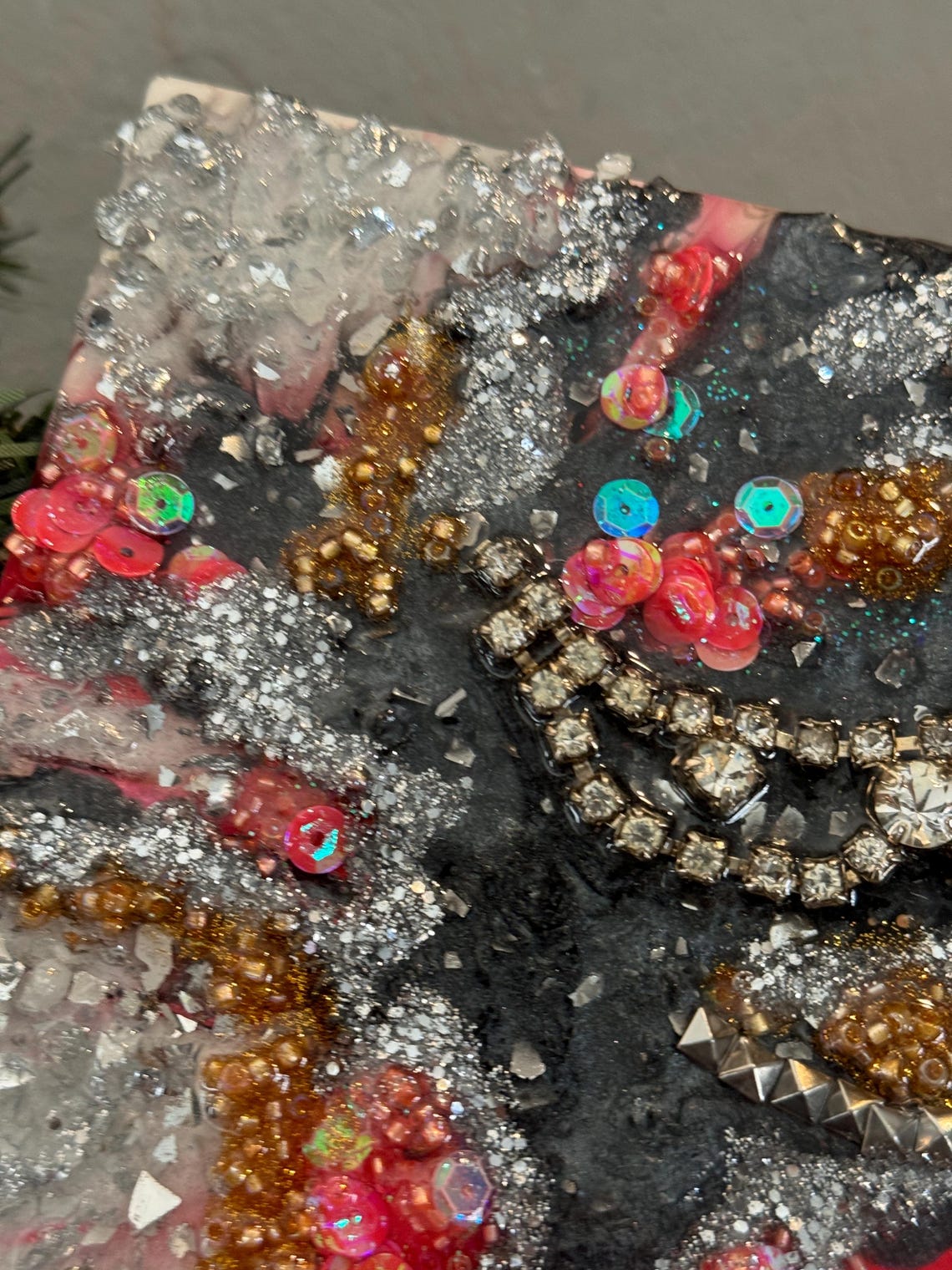 Embellished 6x6 Ceramic Tiles - Coral Beauty - Etsy