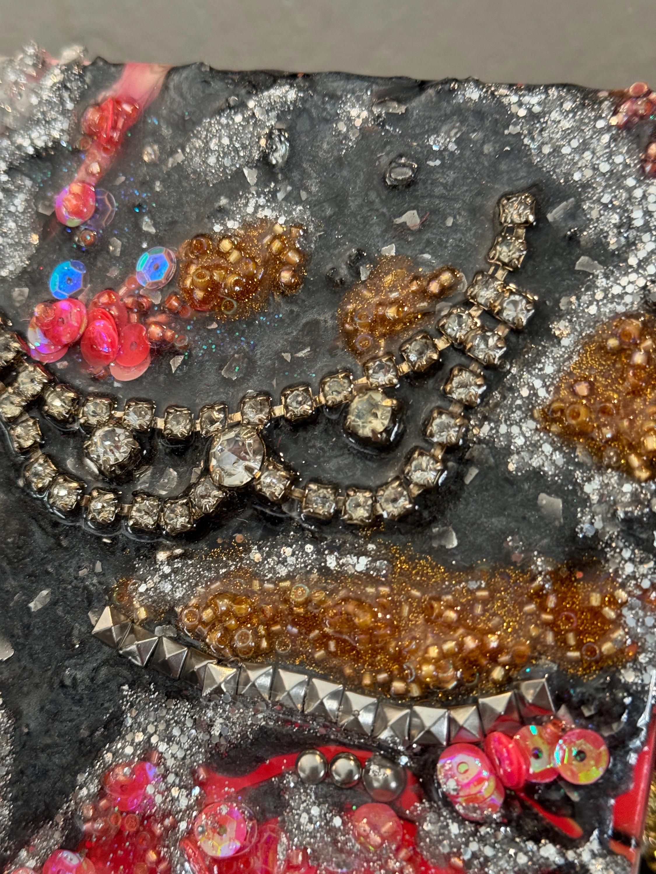 Embellished 6x6 Ceramic Tiles - Coral Beauty - Etsy