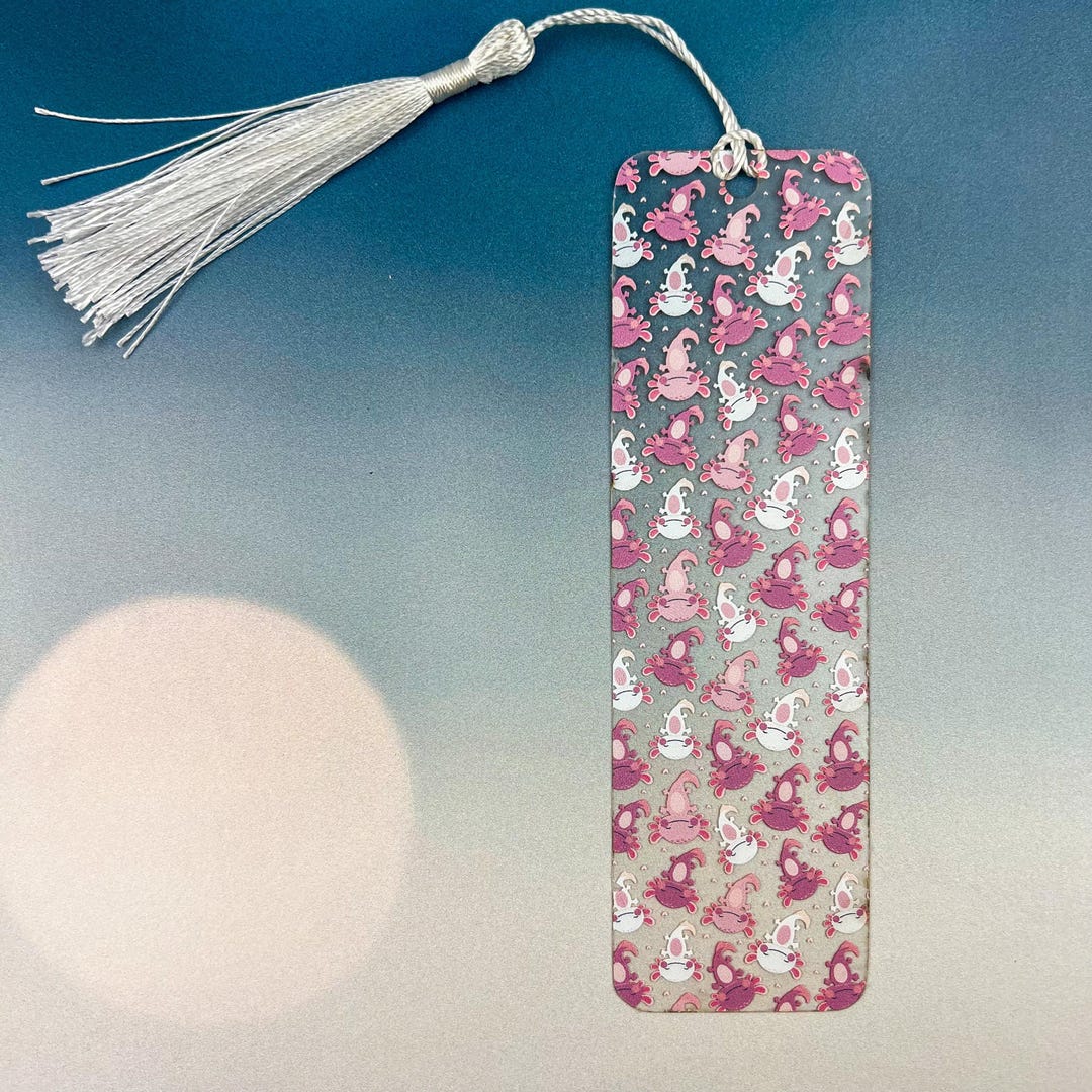 Axolotl Bookmark Pink Gift for Reading Gift for Book Lover Present ...