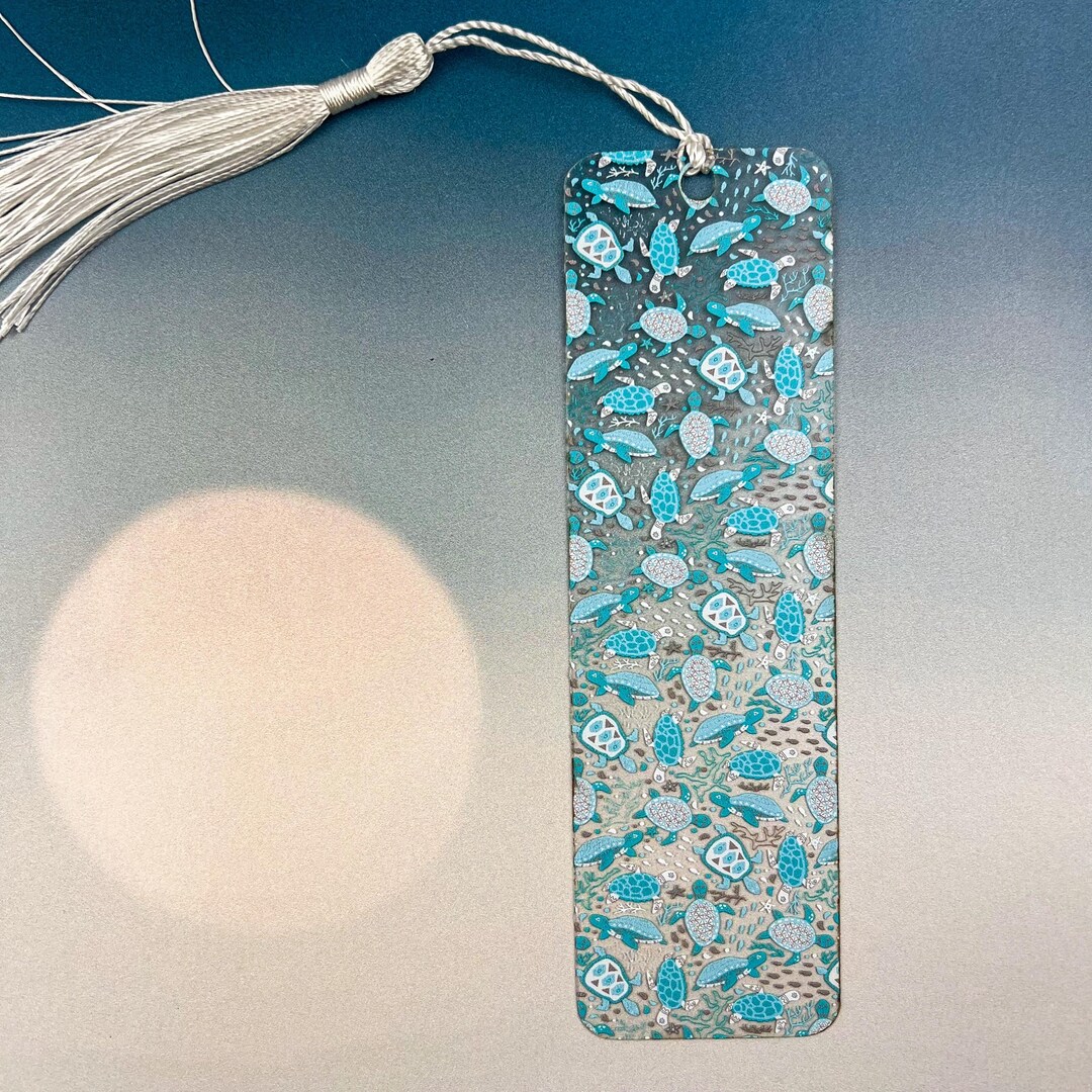 Ocean Theme Bookmark Sea Turtle Coastal Accent Reading Present for ...