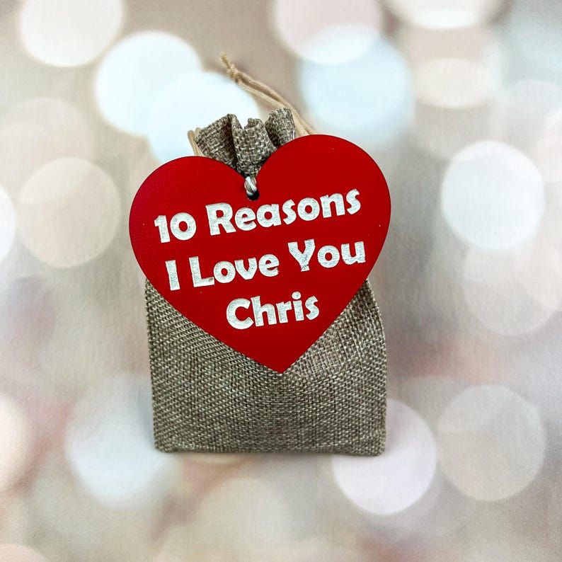 Custom Love Message Valentine Day Gift for Boyfriend Romantic Keepsake ...