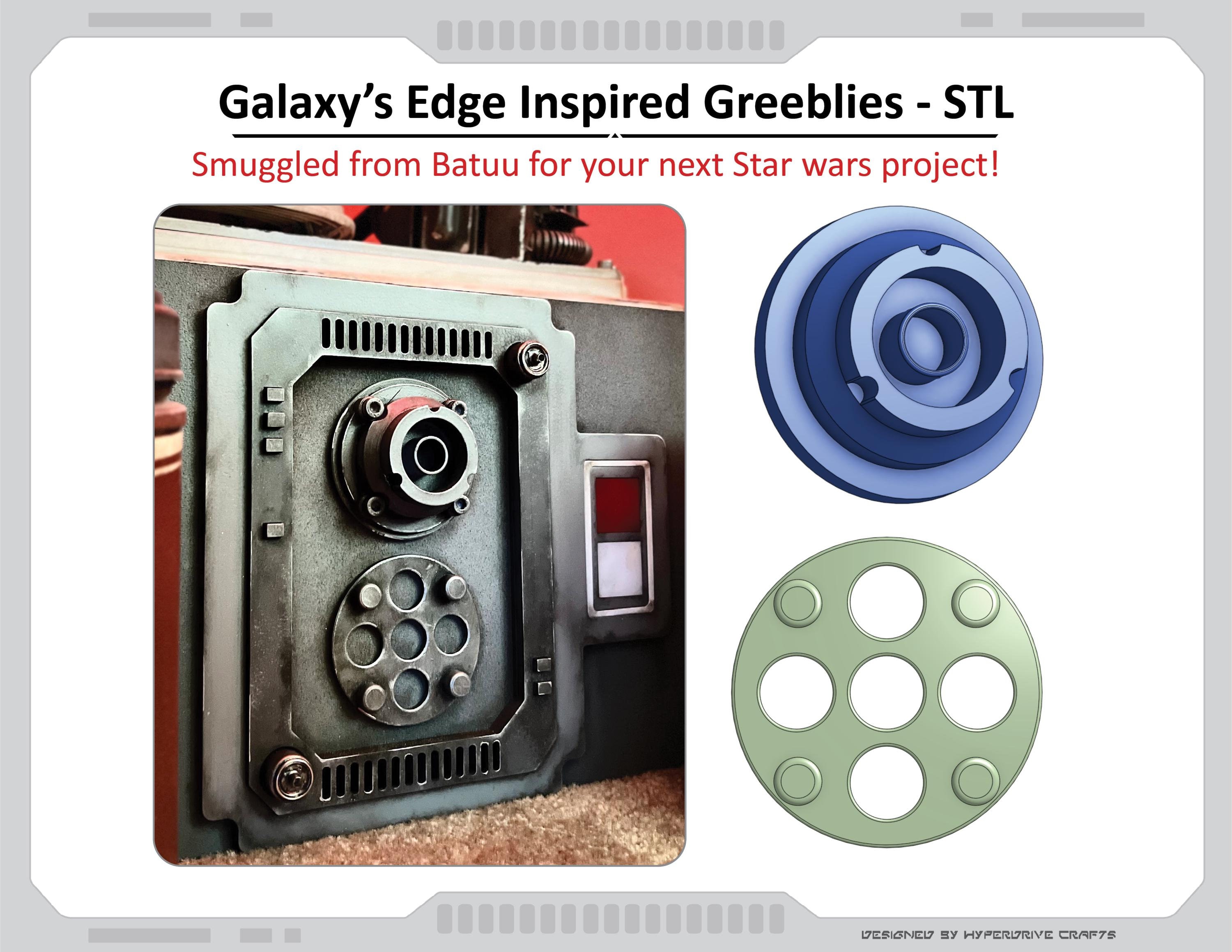 Galaxy's Edge Inspired Greeblie Prop Replica - STL File - Etsy