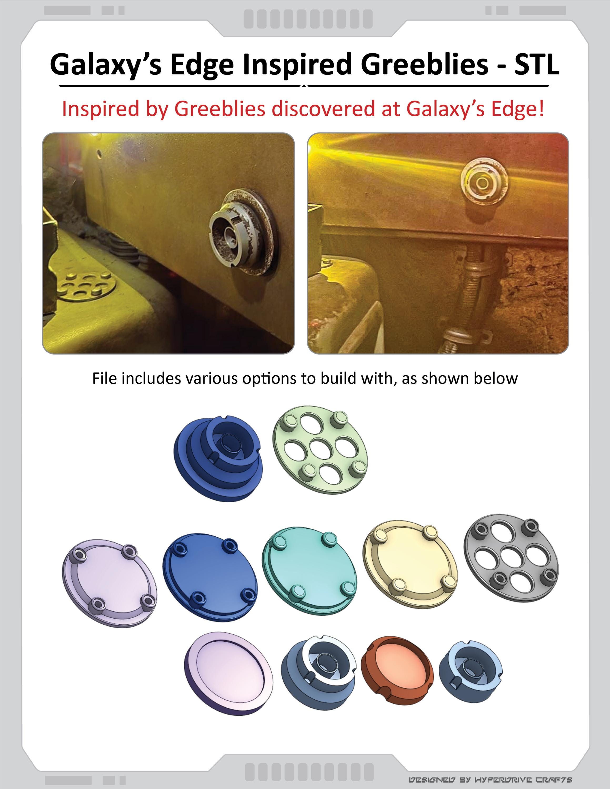 Galaxy's Edge Inspired Greeblie Prop Replica - STL File - Etsy