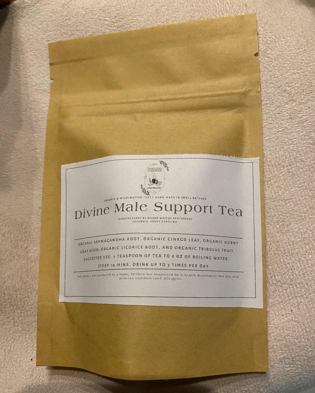 Male Vitality Tea Tonic: Energizing Herbal Support Blend - Etsy