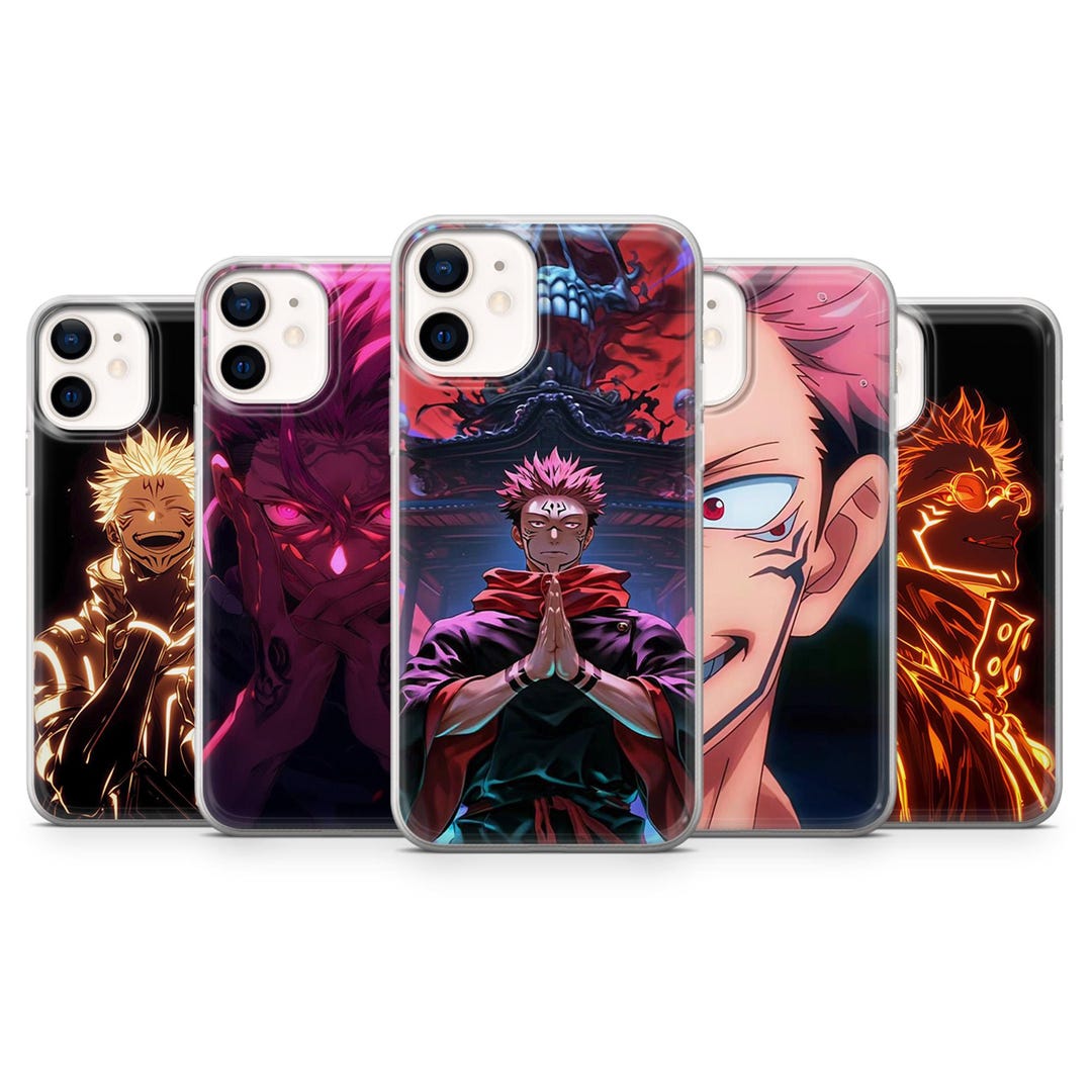 Jujutsu Kaisen Phone Case Sukuna Cosplay Cover for iPhone 16pro, 15, 14 ...