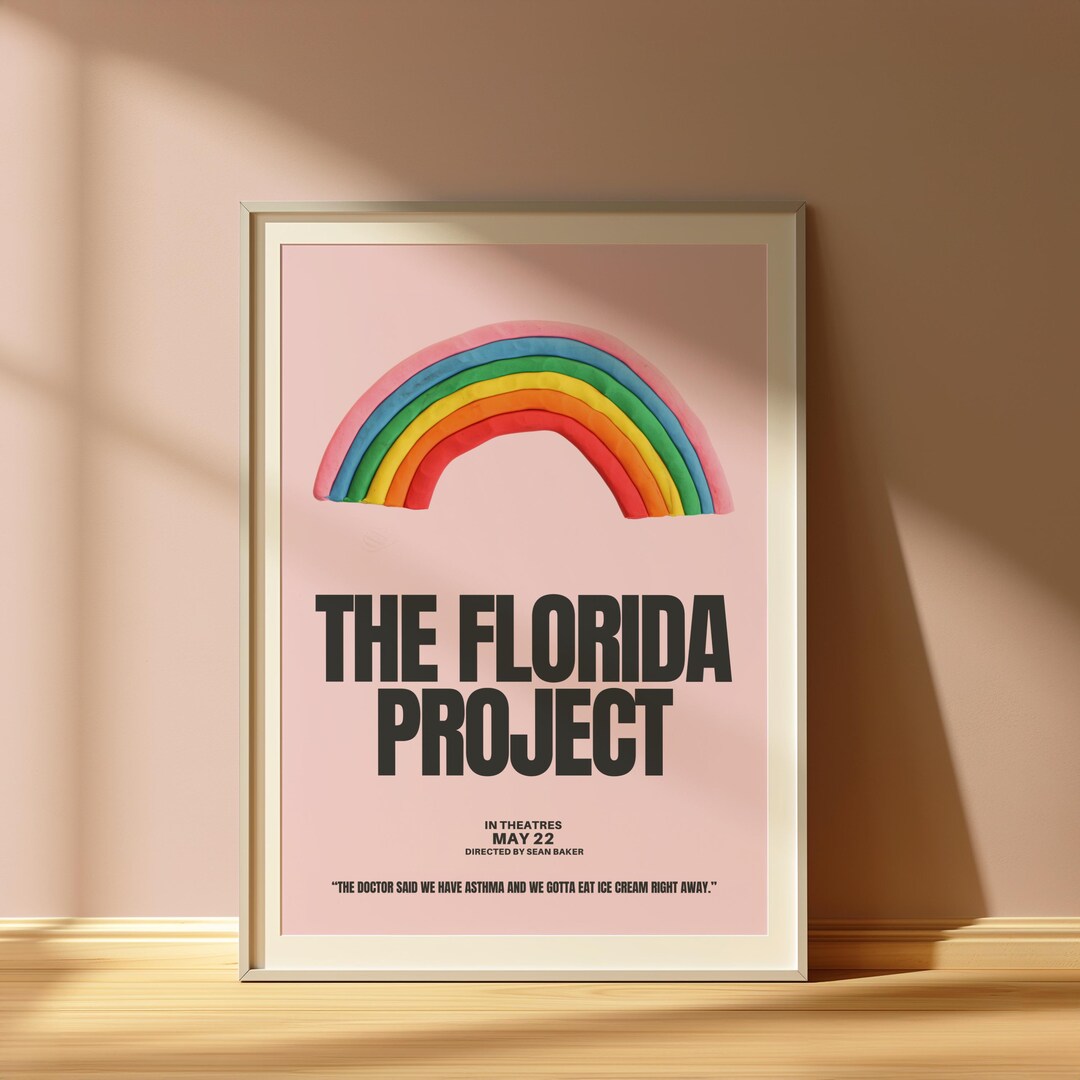 The Florida Project Wall Art | Movie Poster | Digital Download | Wall ...