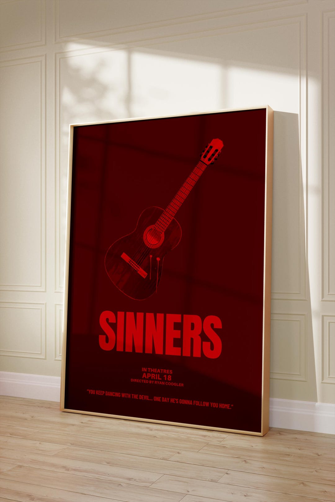 Sinners Wall Art | Movie Poster | Digital Download | Wall Art Print ...