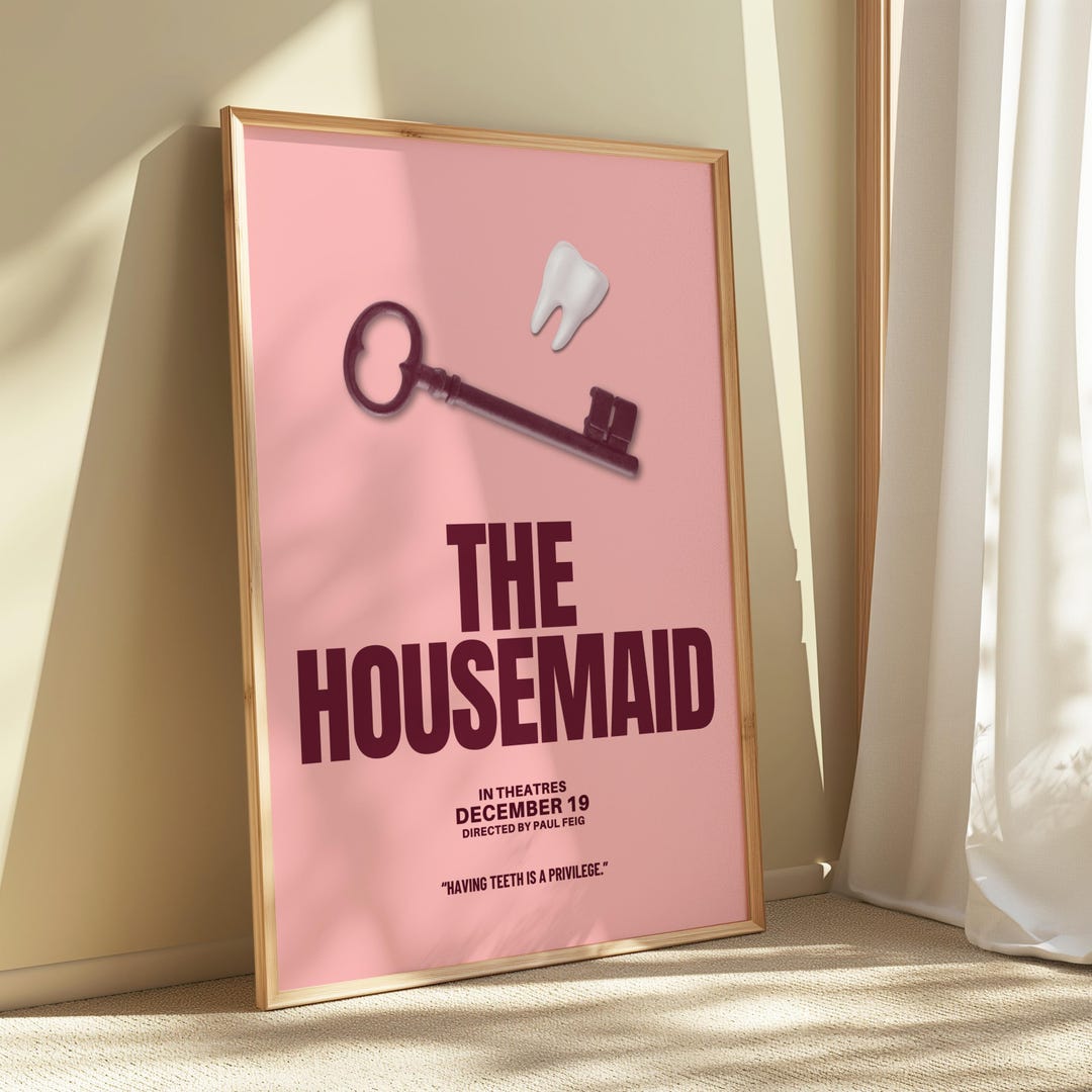The Housemaid Movie Poster | Wall Art | Digital Download | Wall Art ...