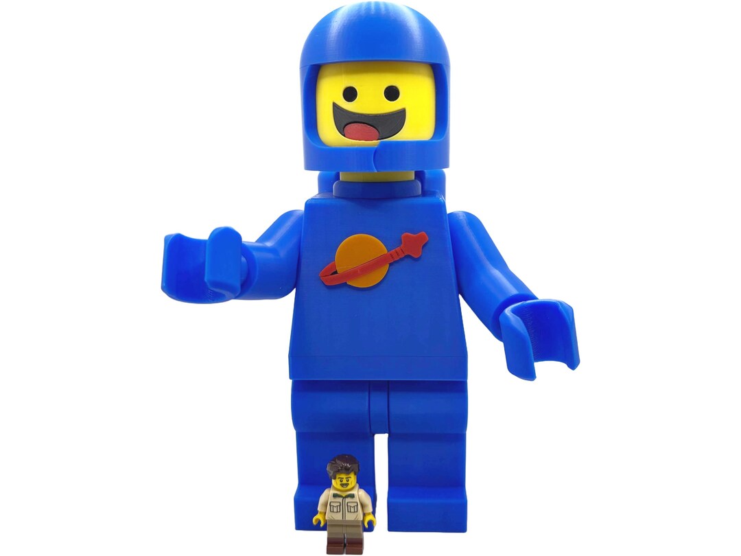 Benny the Spaceman Large Brick Figure Bigfig 5:1 Scale - Etsy