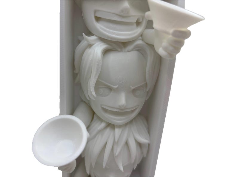 Brother Standee Luffy Ace Sabo One Piece Book Nook Shelf Decoration ...